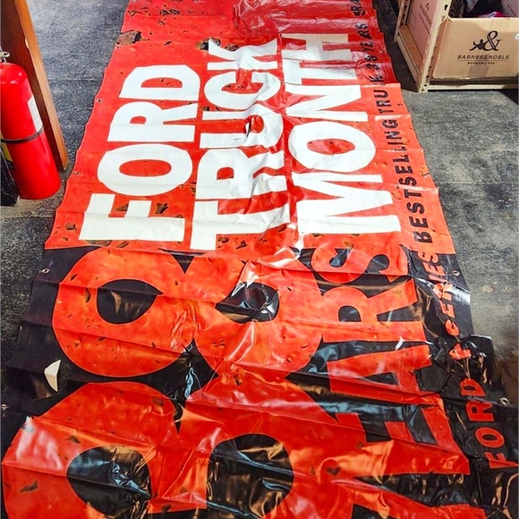 Other | Ford Truck Month Banner Wwind Slits 136 | Poshmark